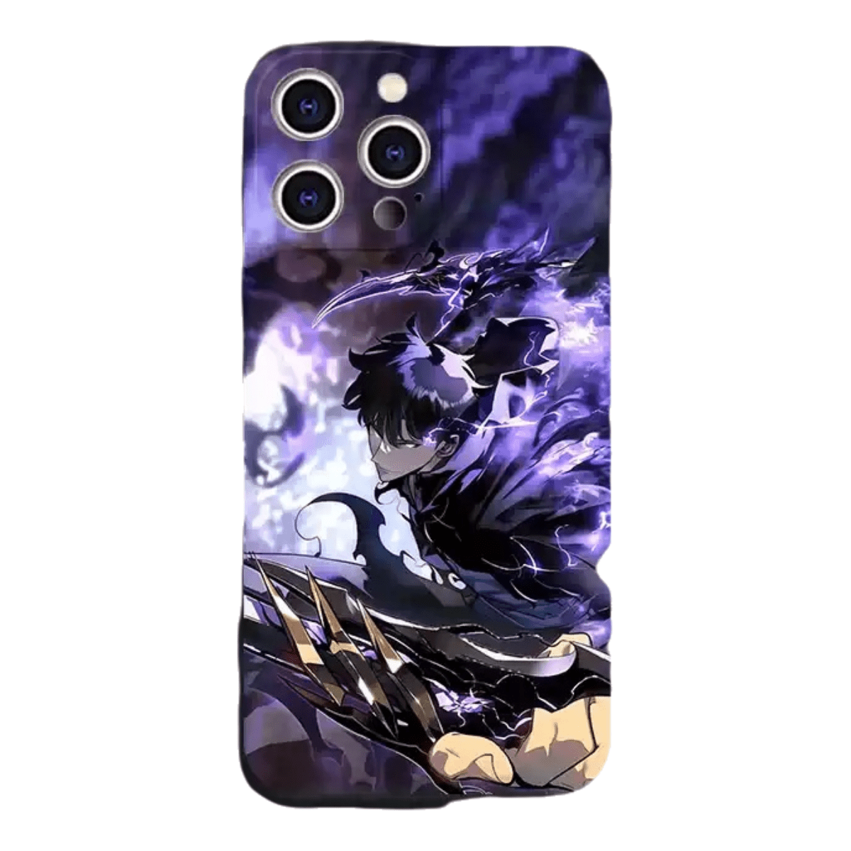 Anime Sung Jin woo iPhone Case Solo Leveling Compatible with iPhone 16 ...