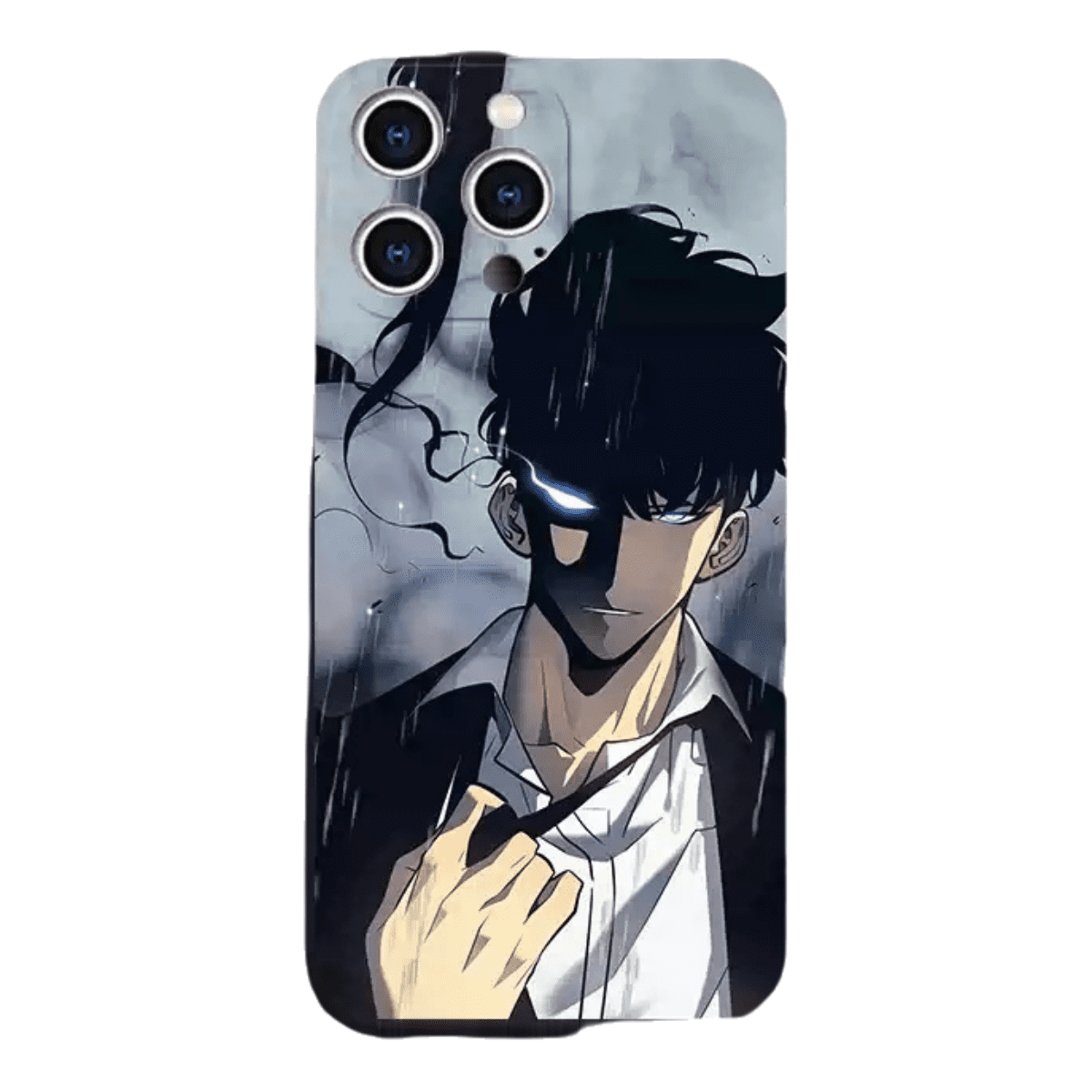 Anime Sung Jin woo iPhone Case Solo Leveling Compatible with iPhone 16 ...