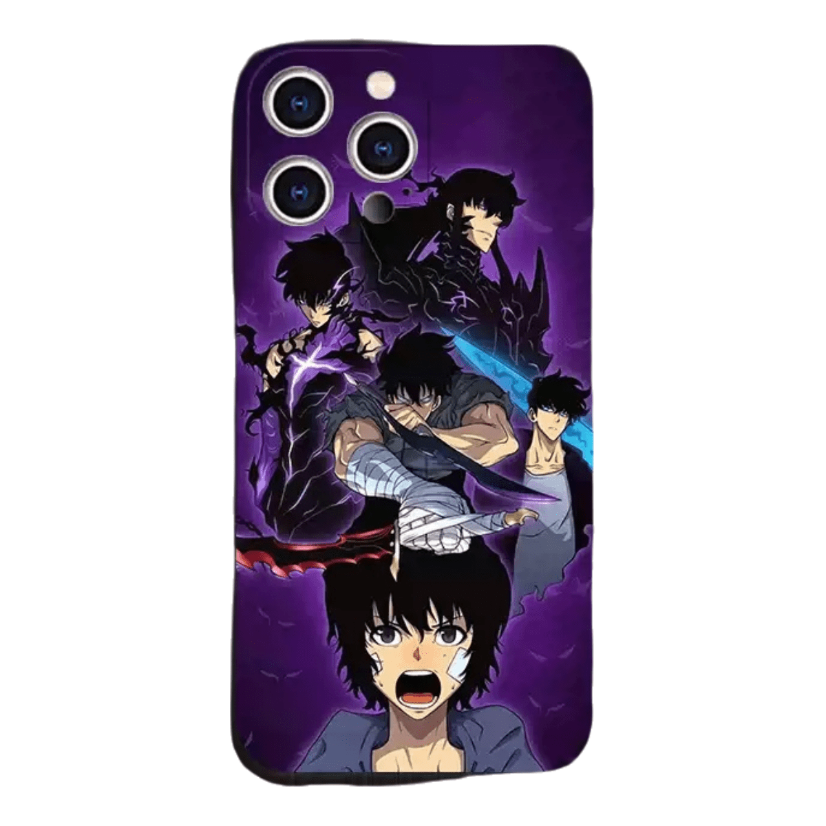 Anime Sung Jin woo iPhone Case Solo Leveling Compatible with iPhone 16 ...