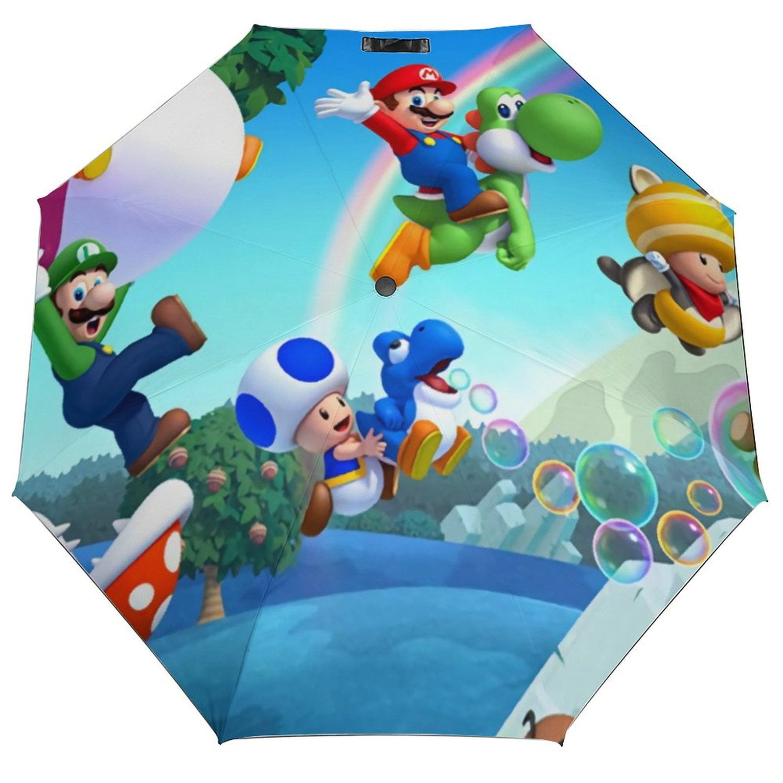 Anime Super-Mario Inverted Umbrella,Large Windproof Umbrellas for Rain ...
