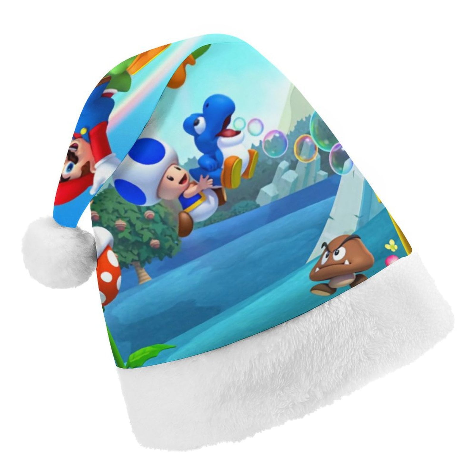 Anime Super-Mario Santa Hat for Kids,Christmas Hat,Xmas Hat,Unisex ...