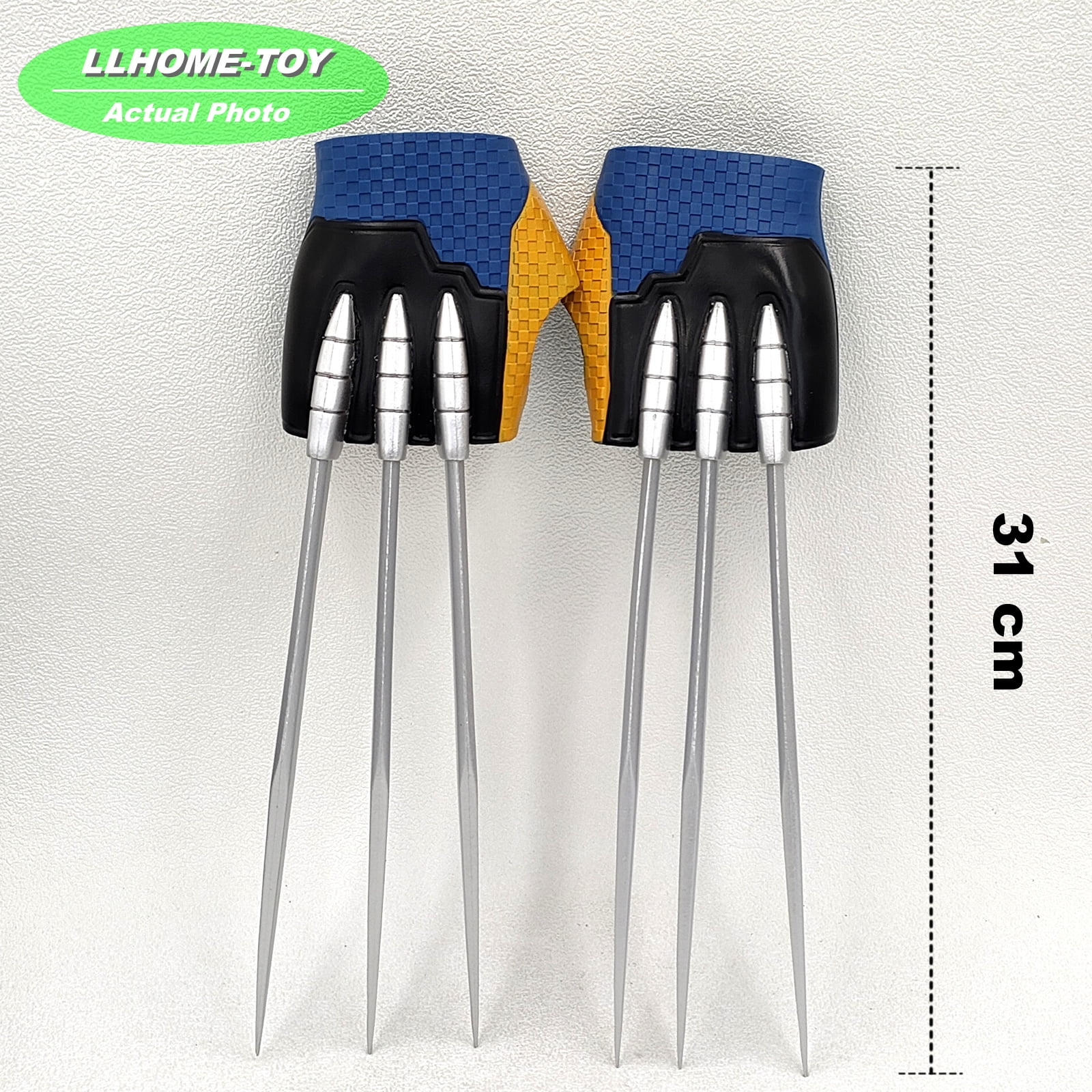 Anime Superhero Wolverine Sharp Claw COSPLAY Wearable Gloves Toy Gift ...