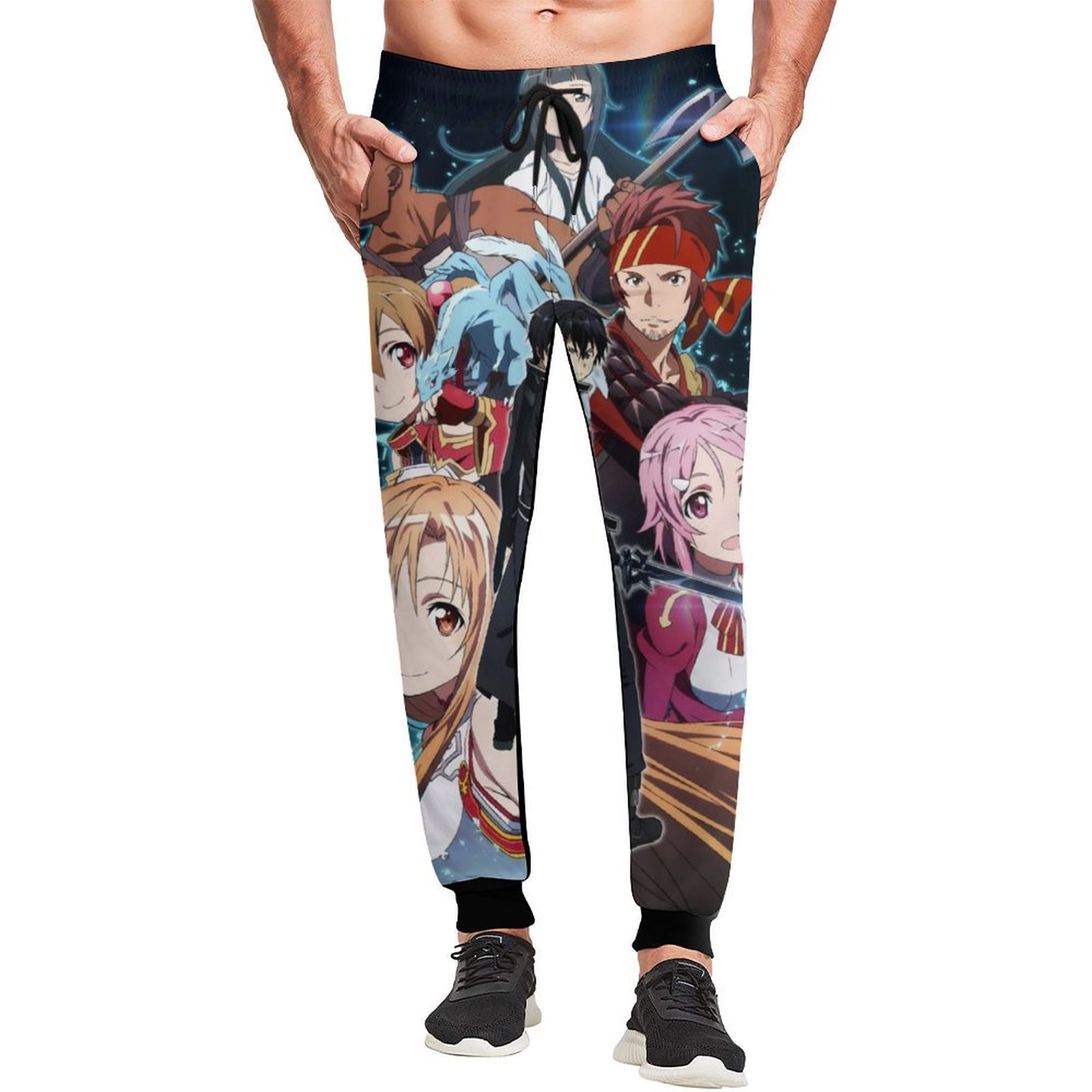 Anime Sword Art Online Mens Sweatpants Joggers Pants Trousers Casual 3D ...