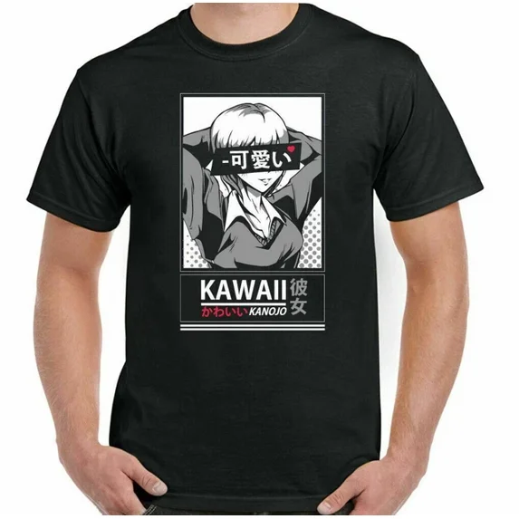 Anime T-Shirt, Anime Manga Kawaii Girl - Walmart.com