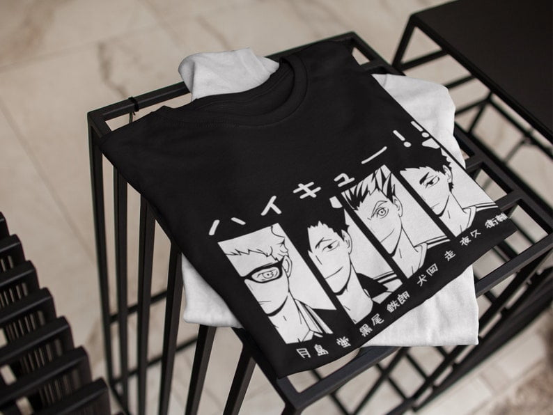 Anime T-Shirt, Haikyuu T-Shirt, Toru Oikawa, Kei Tsukishima, Kotaro ...