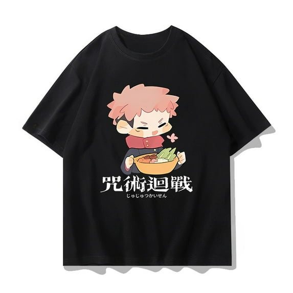 Anime T Shirt Jujutsu Kaisen ‌ Itadori Yuji ‌ Unisex Men Women Tee ...