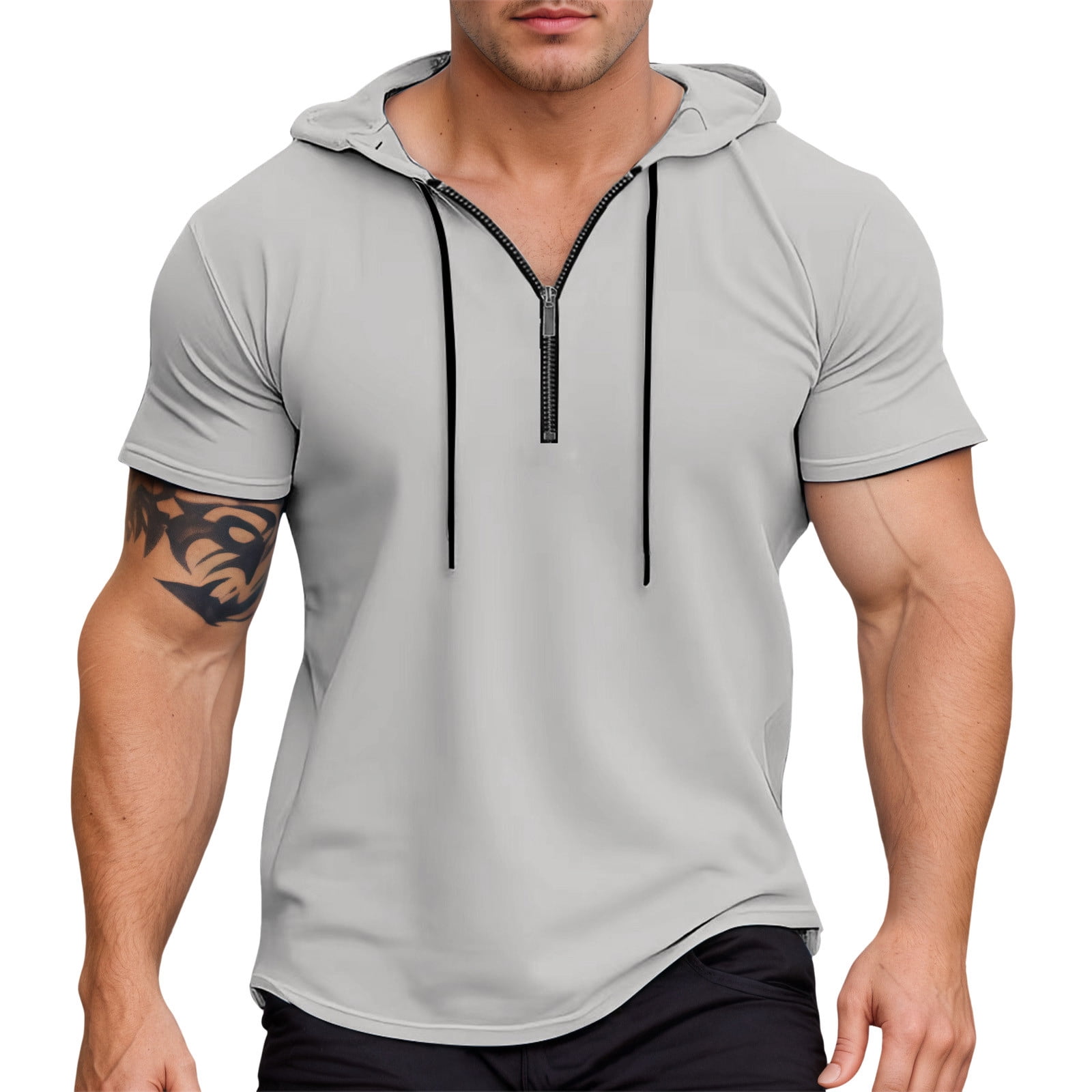 Anime T Shirts for Men Graphic Tees Mens Shirts Gym Casual Men's Slim ...
