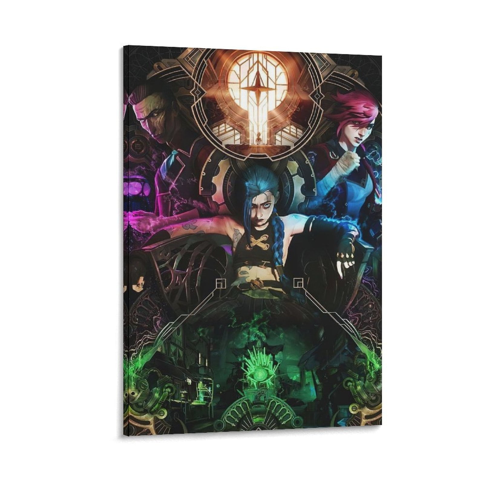 Anime TV Jinx&Vi Poster Canvas Art Poster and Wall Art Picture Print ...