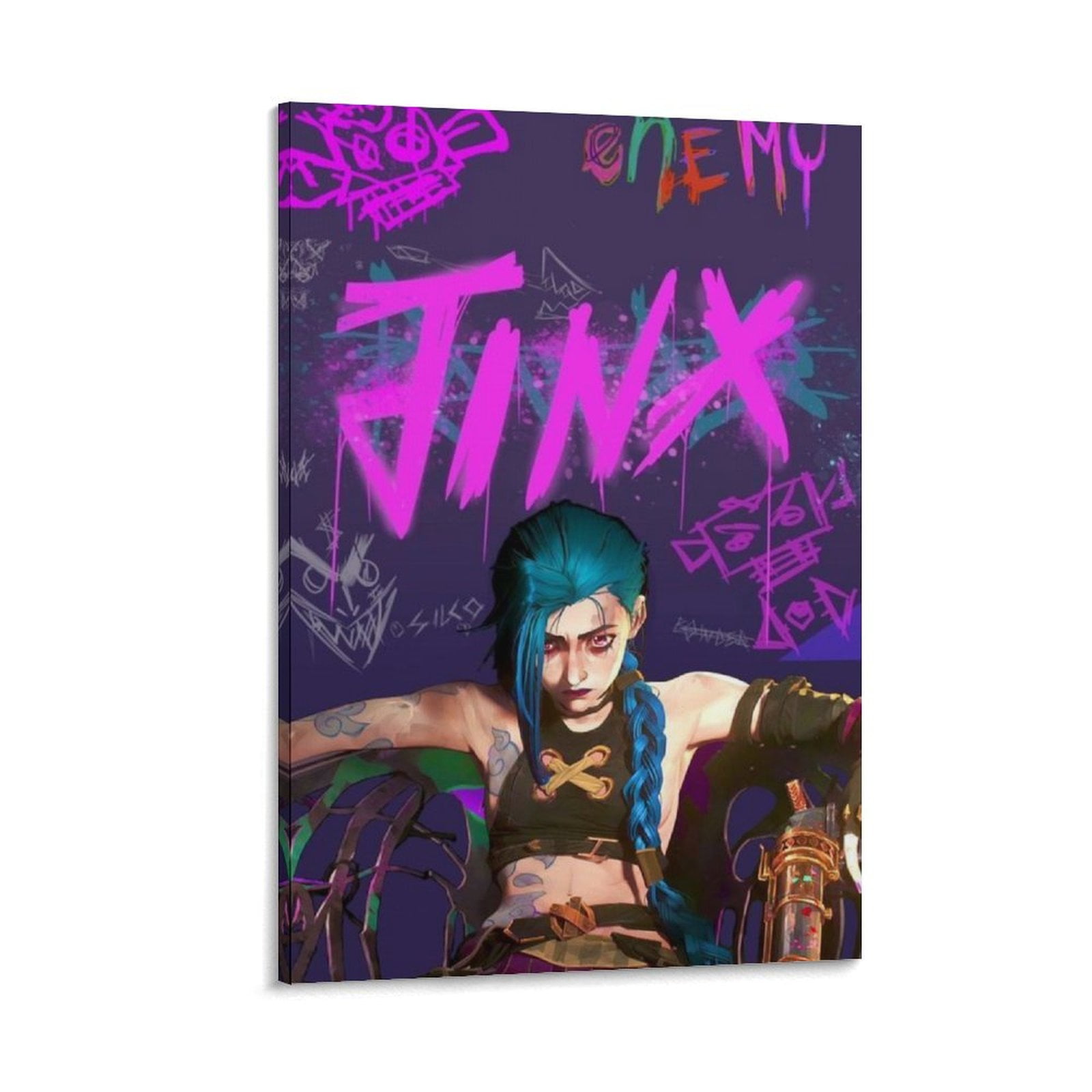 Anime TV Jinx&Vi Posters Cool Room Aesthetic Poster Print Art Wall ...