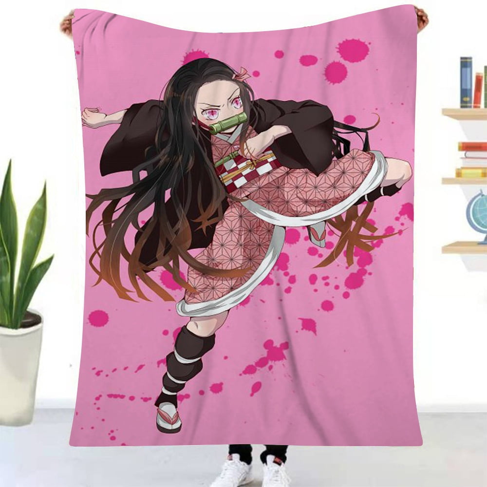 Anime Tanjirou Nezuko Zenitsu Blanket, Fashionable Design Bed Cover ...