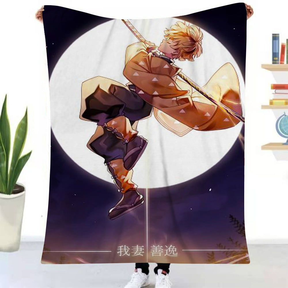 Anime Tanjirou Nezuko Zenitsu Blanket, Fashionable Design Bed Cover ...