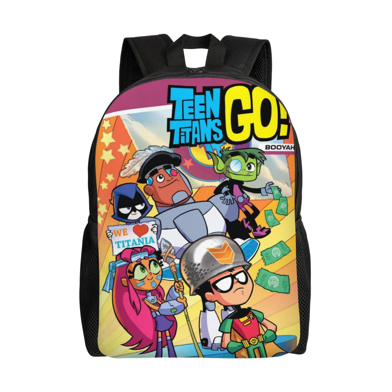 Anime Teen Titans Go Backpacks Large Capacity Shoulders Daypack Unisex ...