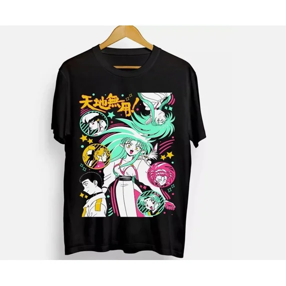 Anime Tenchi Muyou In Love Girl Black T Shirt - Walmart.com