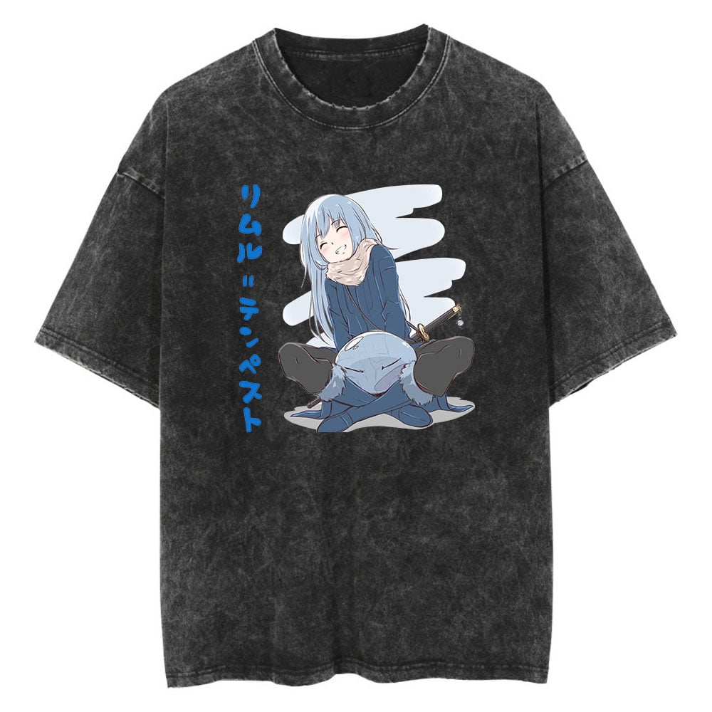 Anime That Time I Got Reincarnated as a Slime Washed Vintage T-Shirt ...
