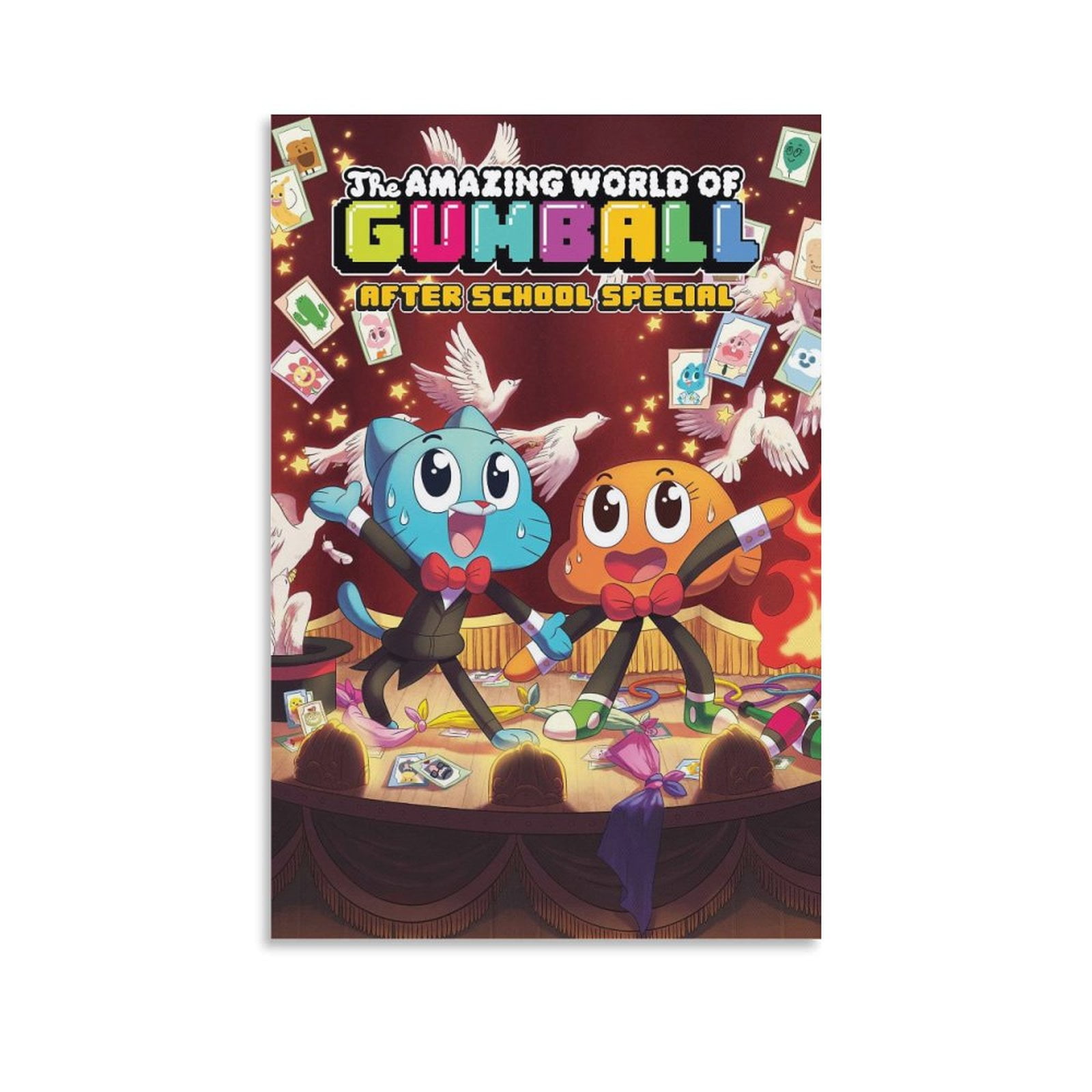 Anime The Amazing World of Gumball TV Series Poster Canvas Wall Art ...