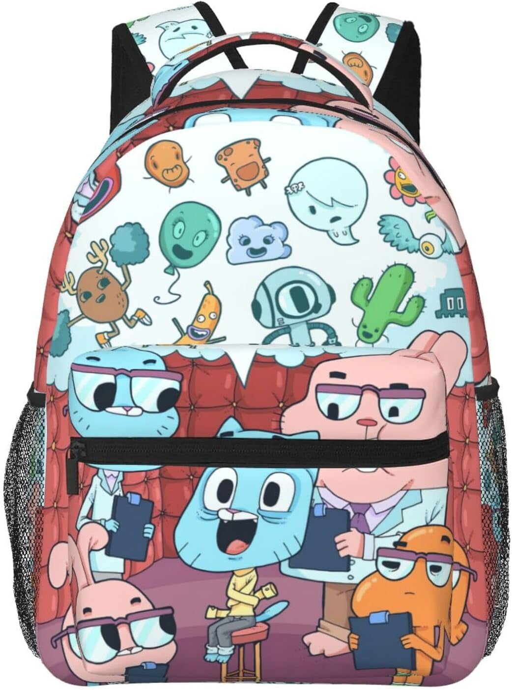 Anime The Amazing World of Gumball Backpack Canvas Funny Couple ...