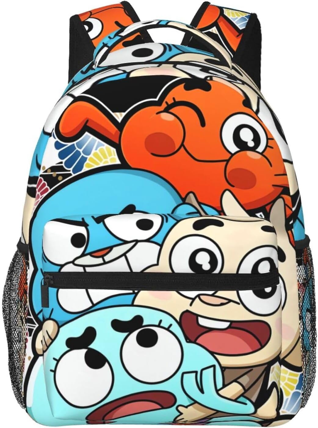 Anime The Amazing World of Gumball Backpack Canvas Funny Couple ...