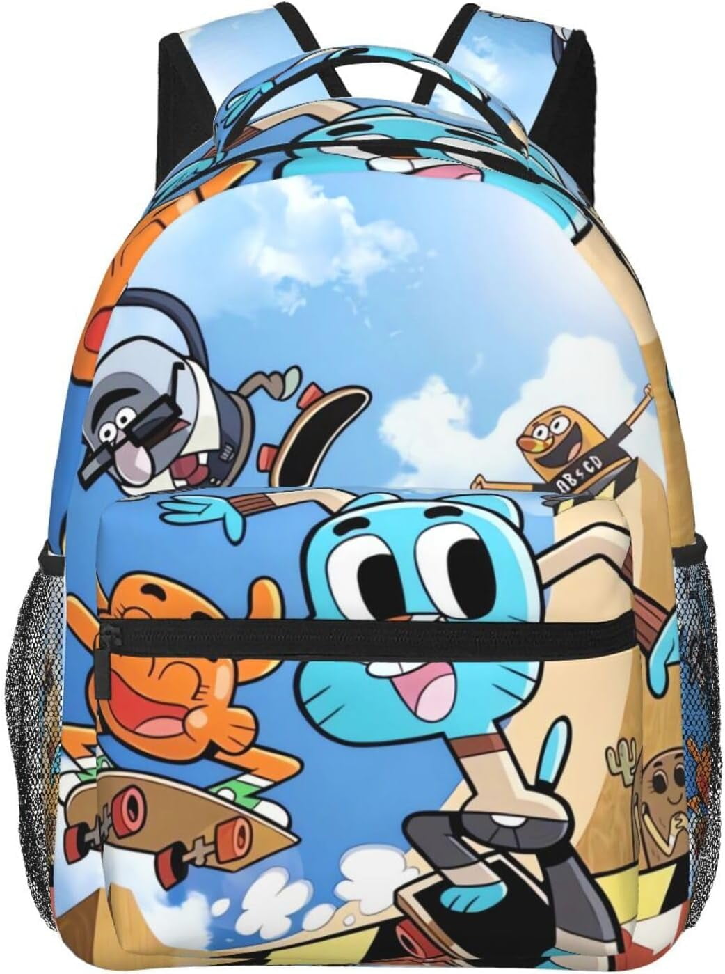 Anime The Amazing World of Gumball Backpack Canvas Funny Couple ...