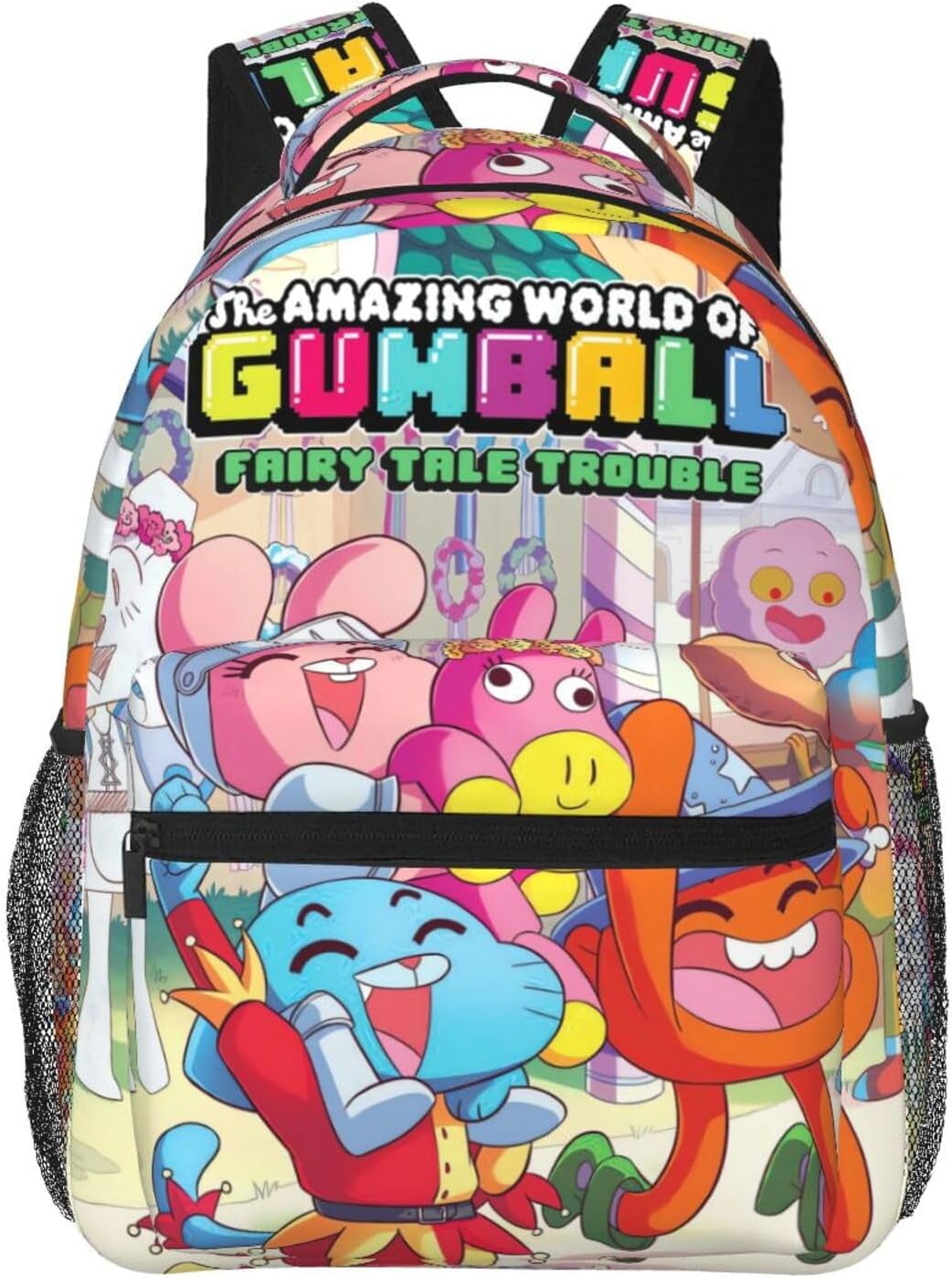 Anime The Amazing World of Gumball Backpack Canvas Funny Couple ...