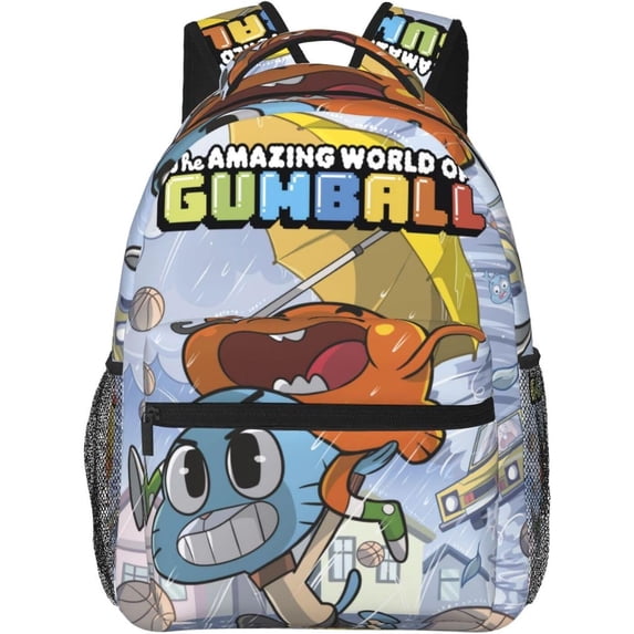 Anime The Amazing World of Gumball Backpack Canvas Funny Couple ...