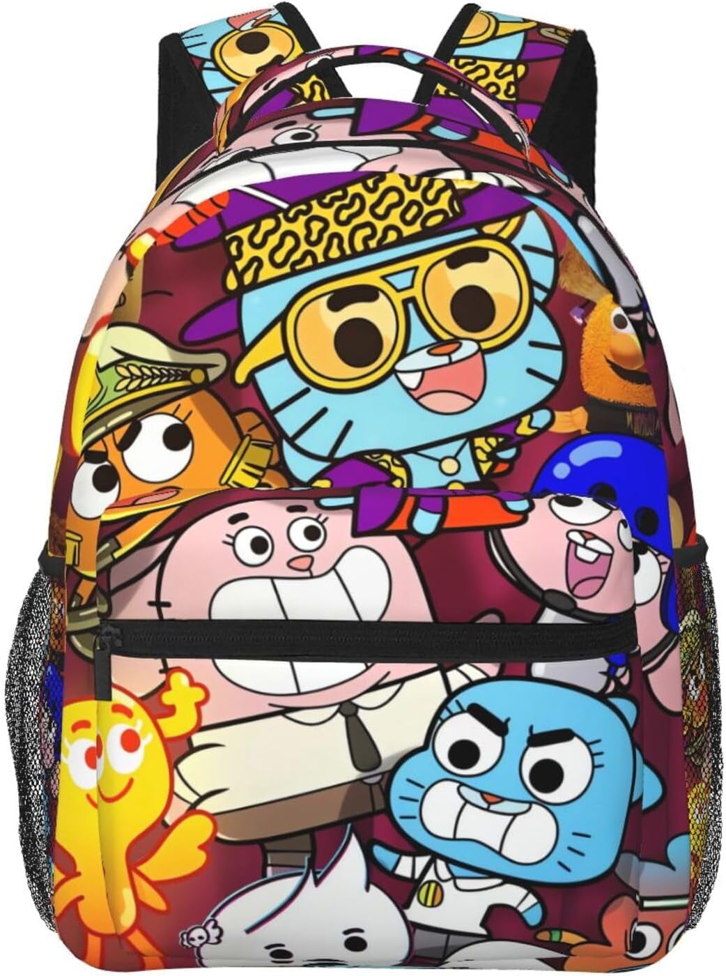 Anime The Amazing World of Gumball Backpack Canvas Funny Couple ...