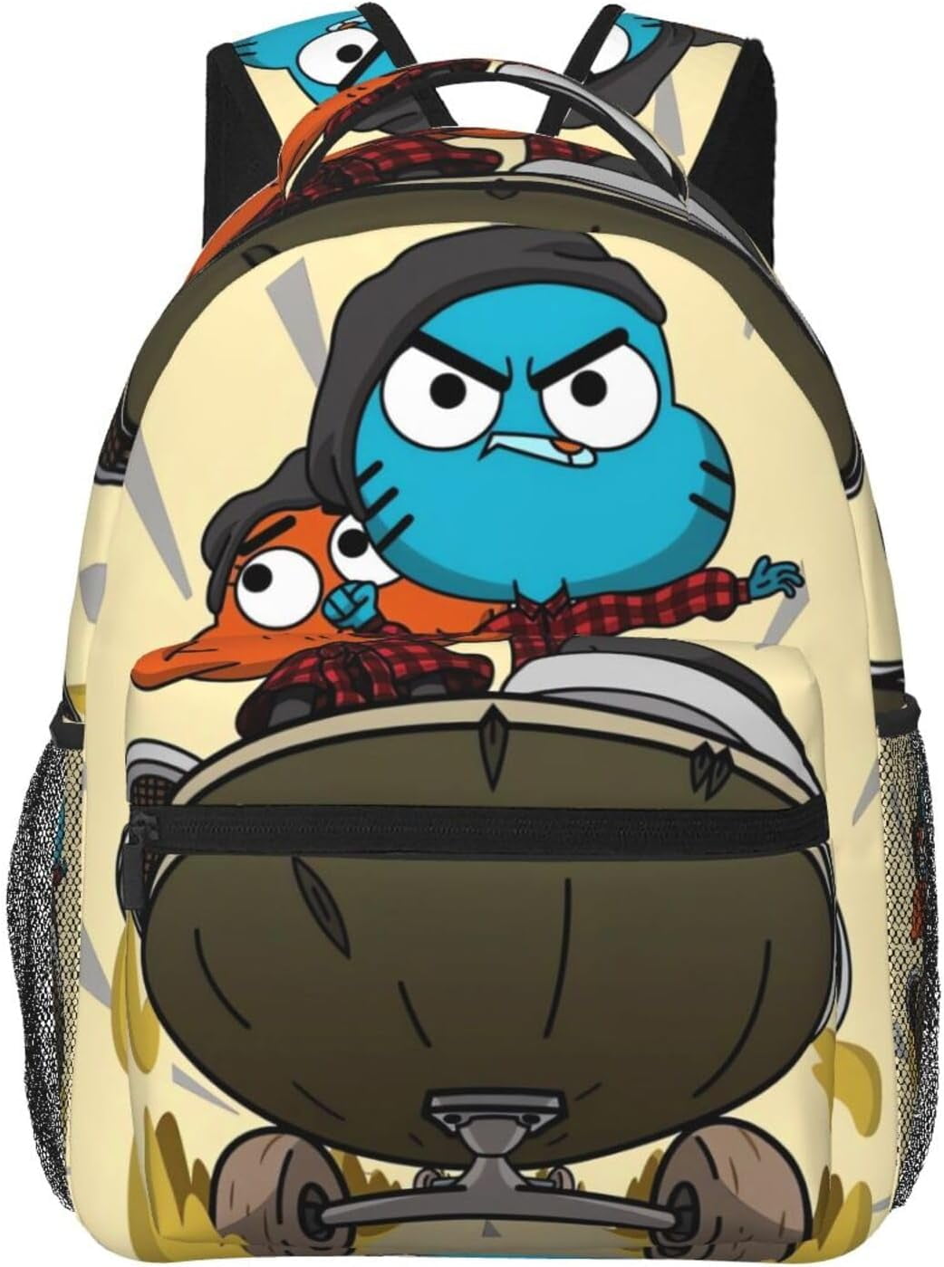 Anime The Amazing World of Gumball Backpack Canvas Funny Couple ...