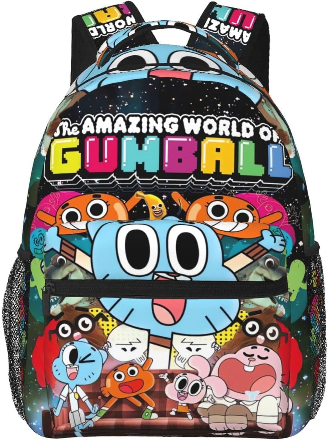 Anime The Amazing World of Gumball Backpack Canvas Funny Couple ...