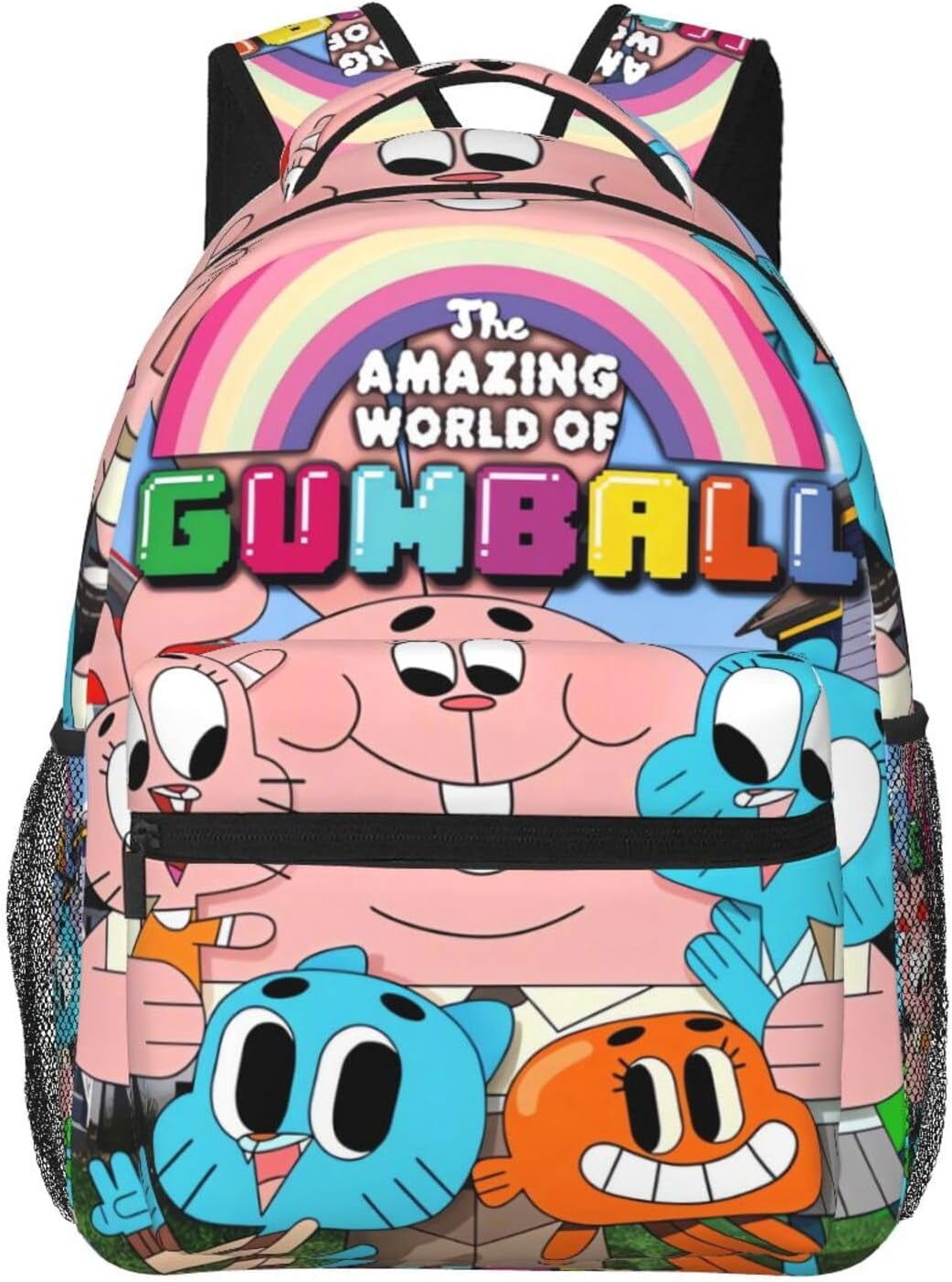 Anime The Amazing World of Gumball Backpack Canvas Funny Couple ...