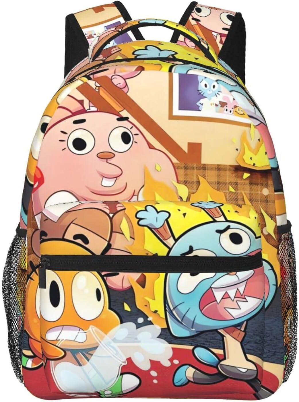 Anime The Amazing World of Gumball Backpack Canvas Funny Couple ...