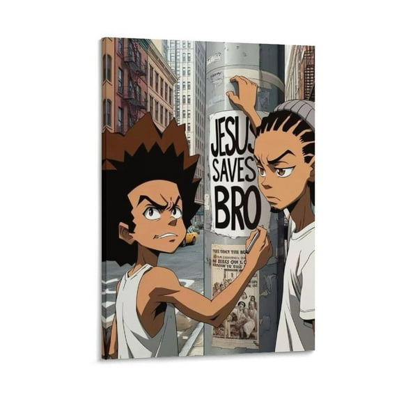 Anime The Boondocks Poster Print 2 (5) Wall Art Poster Gifts Bedroom ...