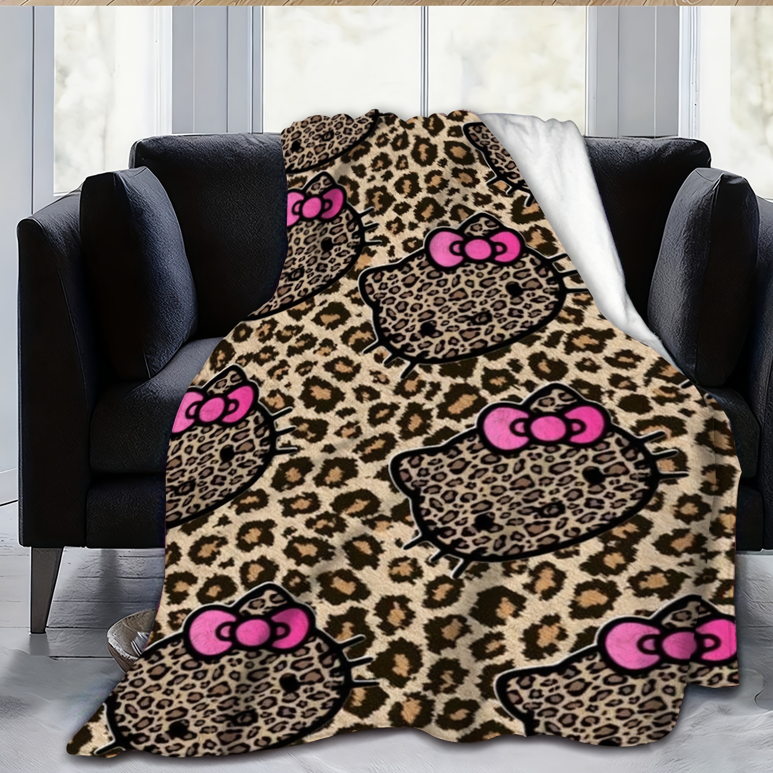 [Anime-Themed Gift] Sanrio 1pc Ultra-Soft Thick Flannel Blanket ...