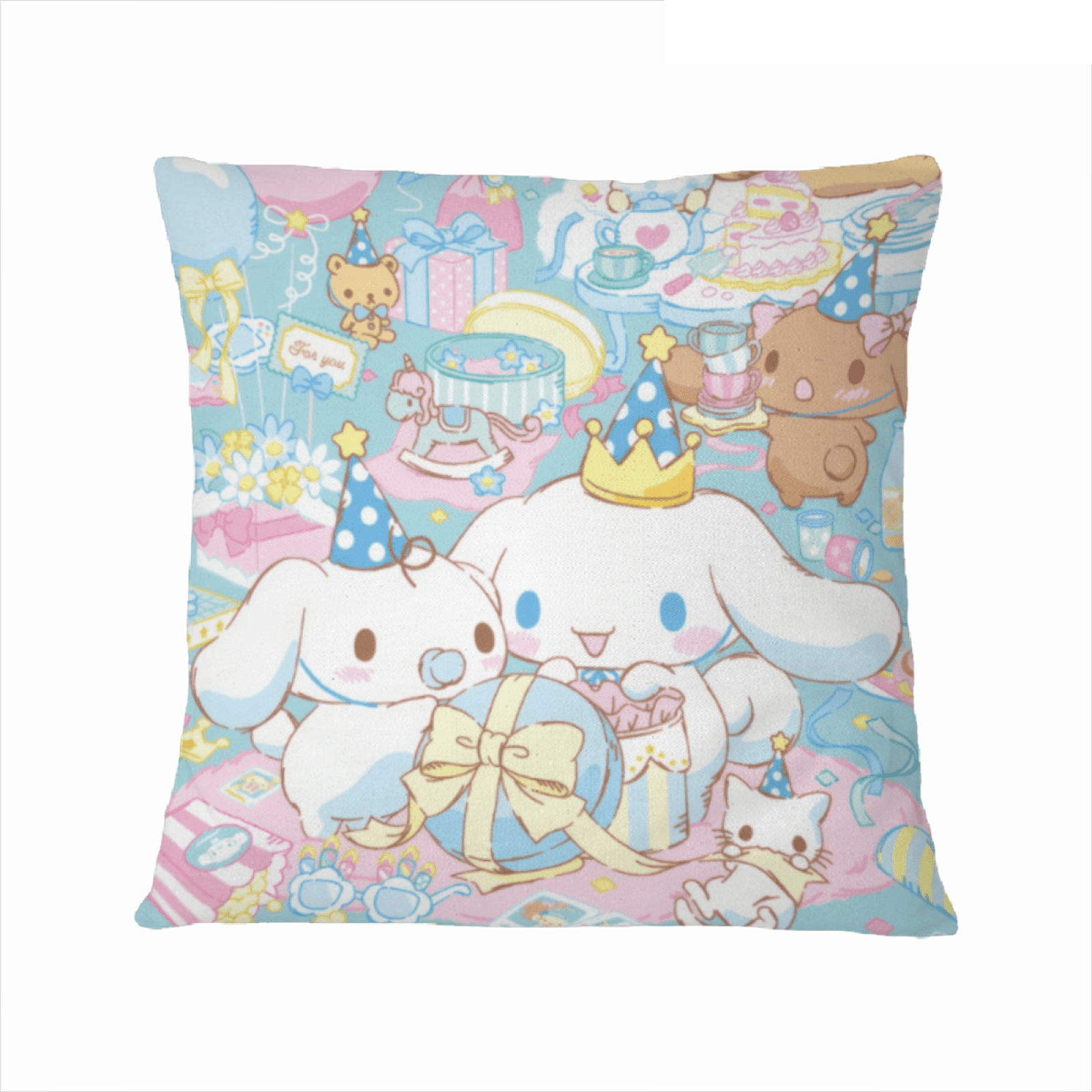 Anime Throw Pillow Cover, Double-Sided Polyester Cushion Cover with ...