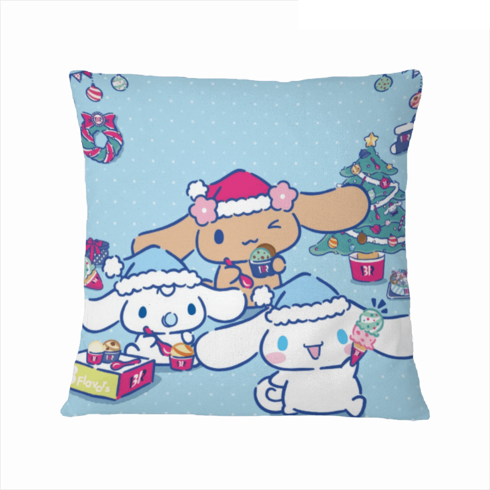 Anime Throw Pillow Cover, Double-Sided Polyester Cushion Cover with ...