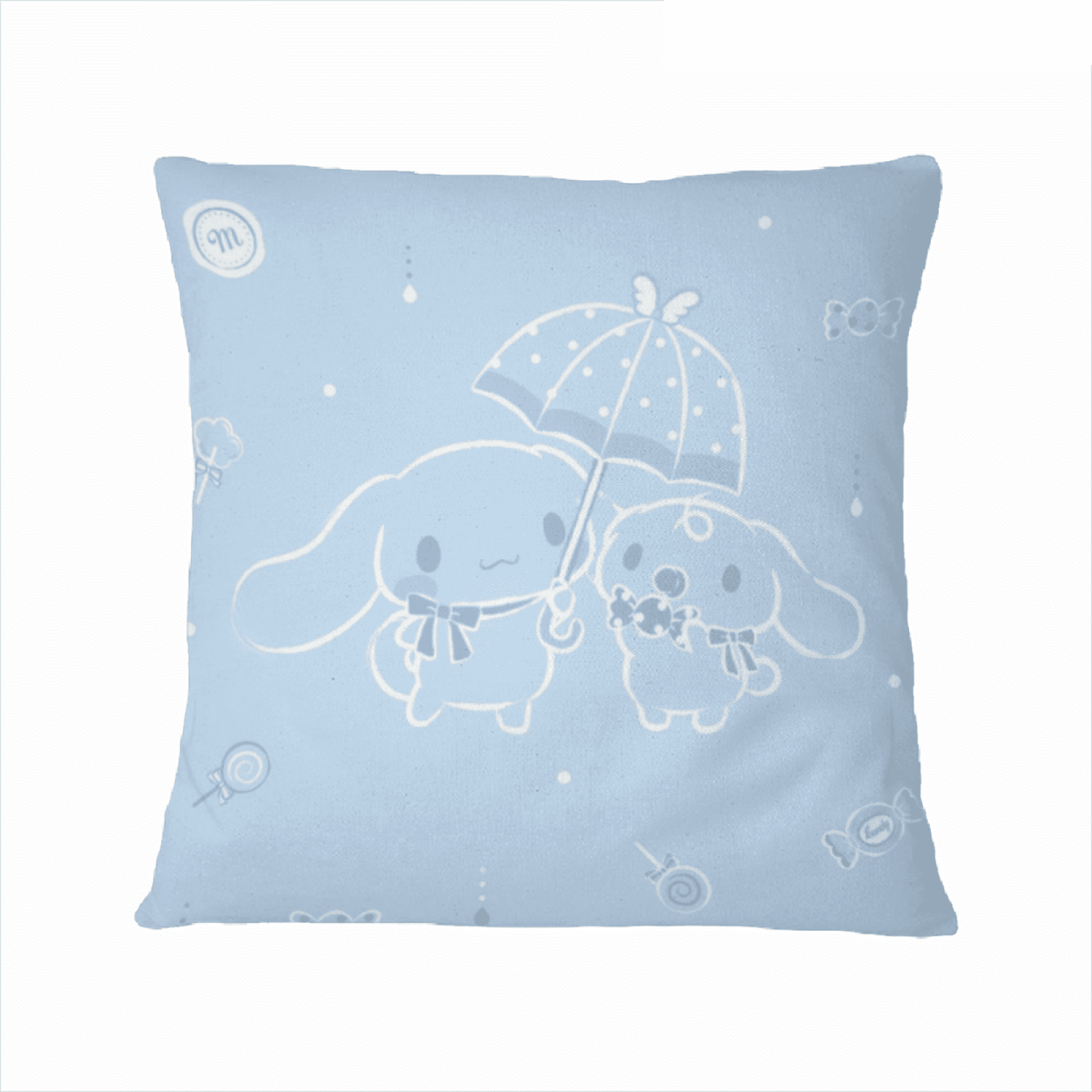 Anime Throw Pillow Cover, Double-Sided Polyester Cushion Cover with ...