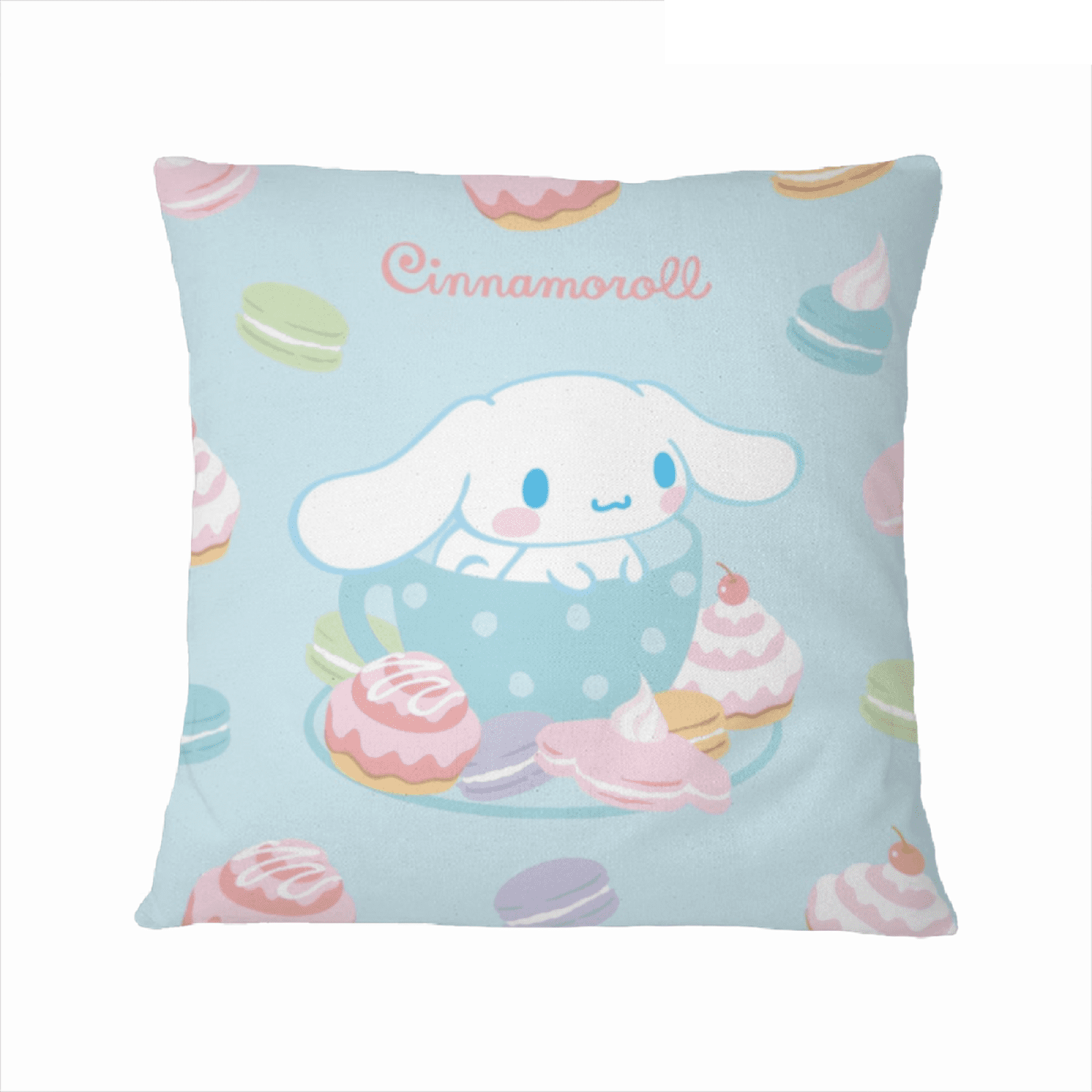 Anime Throw Pillow Cover, Double-Sided Polyester Cushion Cover with ...