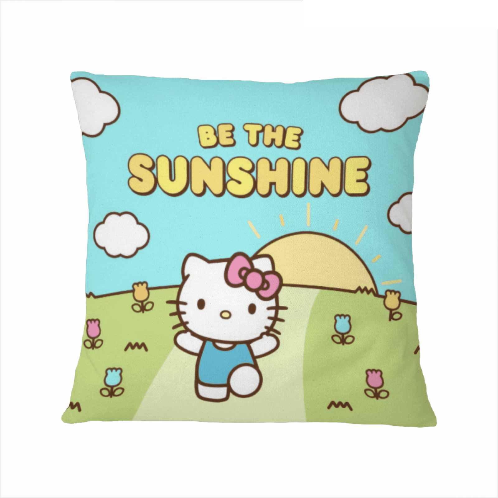 Anime Throw Pillow Cover, Double-Sided Polyester Cushion Cover with ...
