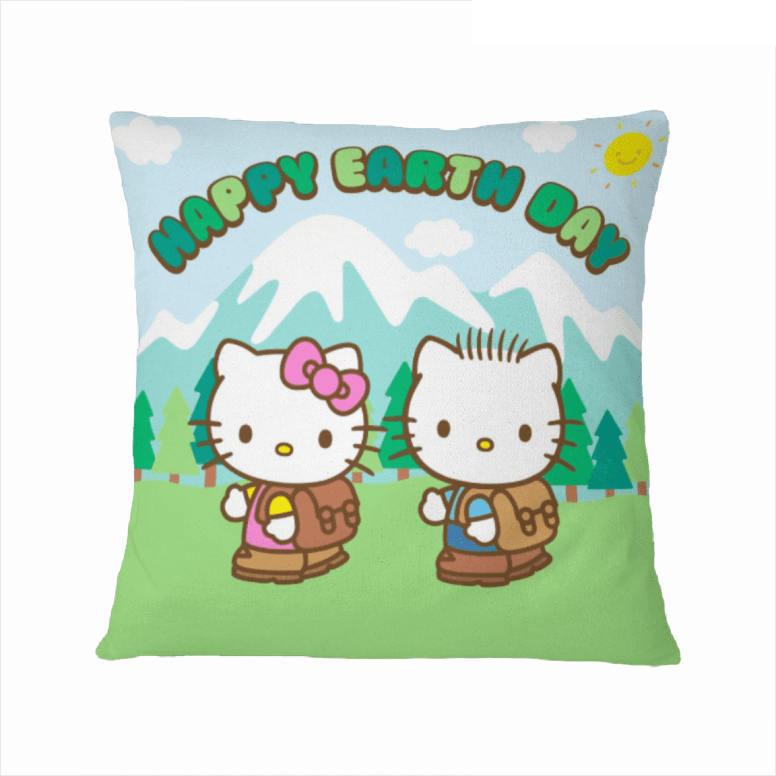 Anime Throw Pillow Cover, Double-Sided Polyester Cushion Cover with ...