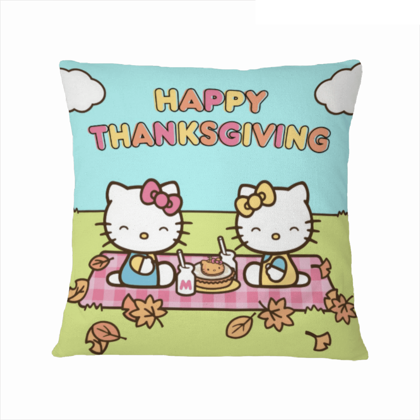 Anime Throw Pillow Cover, Double-Sided Polyester Cushion Cover with ...