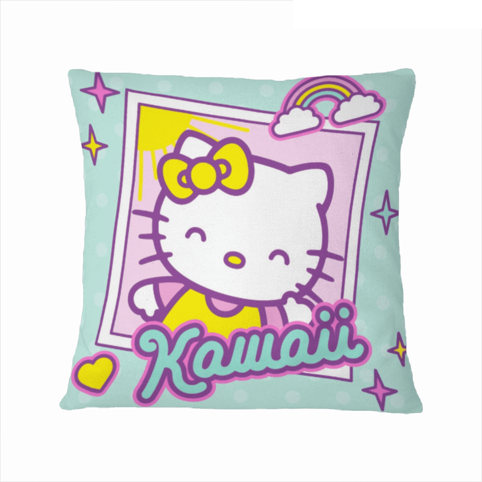 Anime Throw Pillow Cover, Double-Sided Polyester Cushion Cover with ...