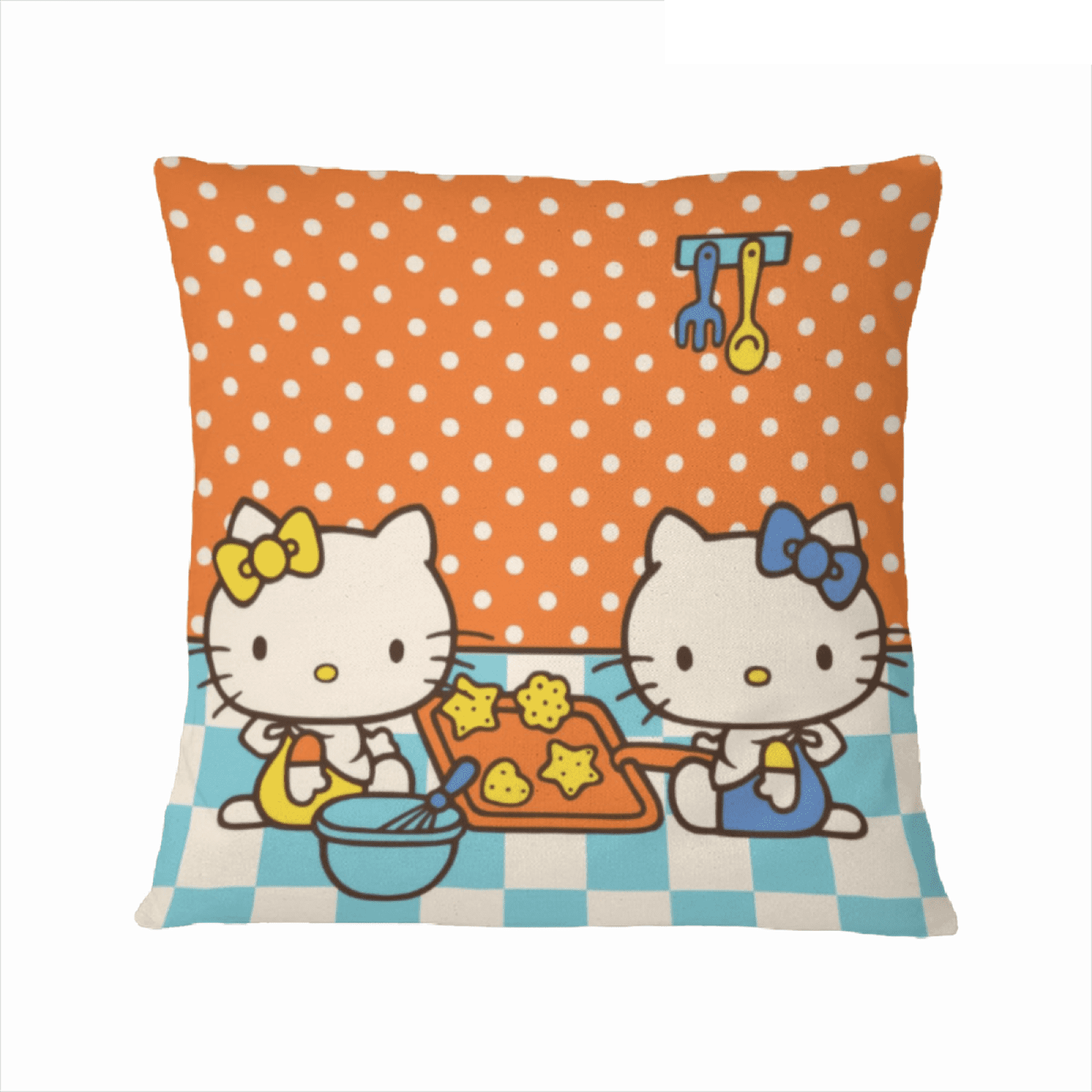 Anime Throw Pillow Cover, Double-Sided Polyester Cushion Cover with ...