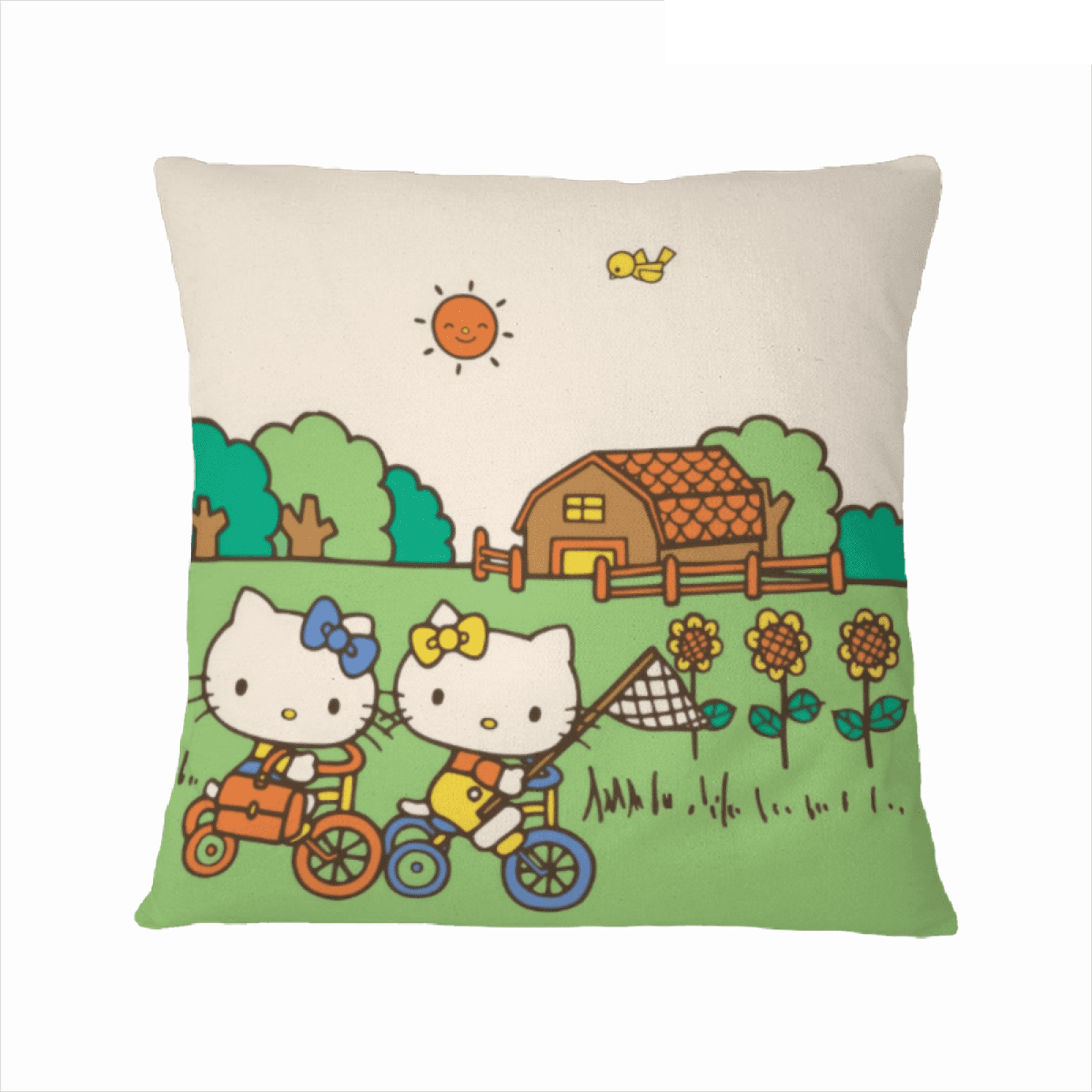 Anime Throw Pillow Cover, Double-Sided Polyester Cushion Cover with ...