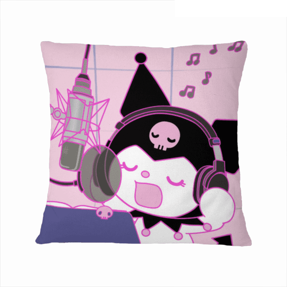 Anime Throw Pillow Cover, Double-Sided Polyester Cushion Cover with ...