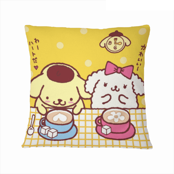 Anime Throw Pillow Cover, Double-Sided Polyester Cushion Cover with ...