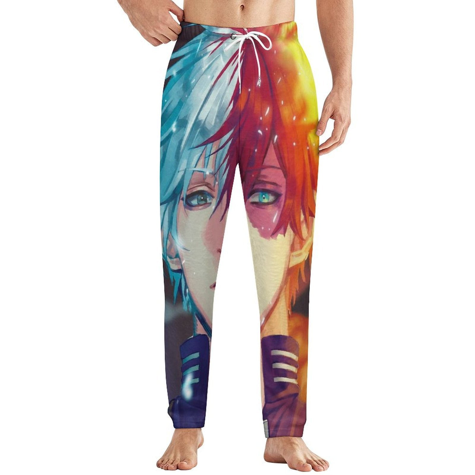 Anime Todoroki My Hero Academia Flannel Men's Pajama Pants Bottoms Home ...