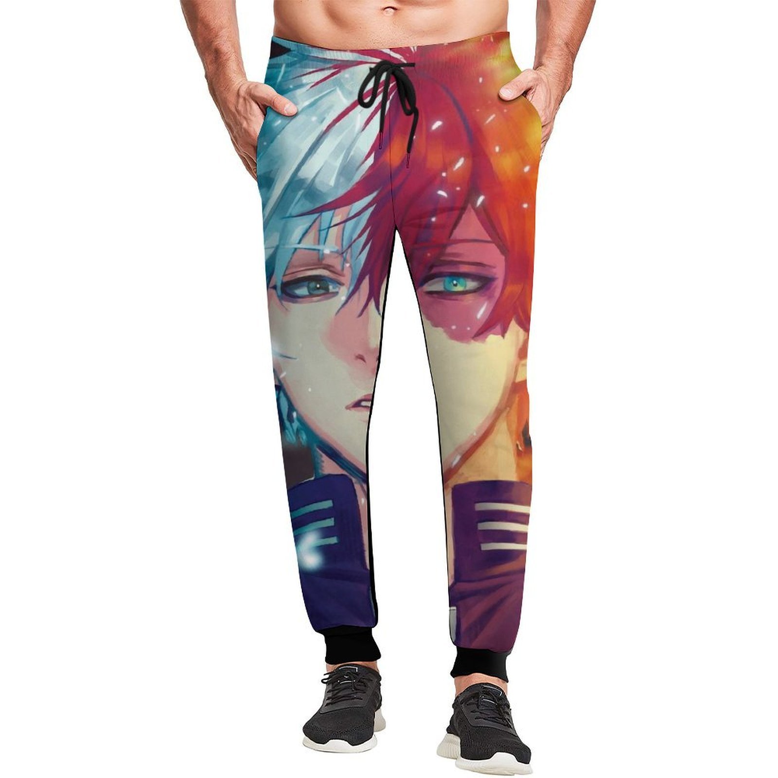 Anime Todoroki My Hero Academia Men's Sweatpants 3D Printing Casual ...