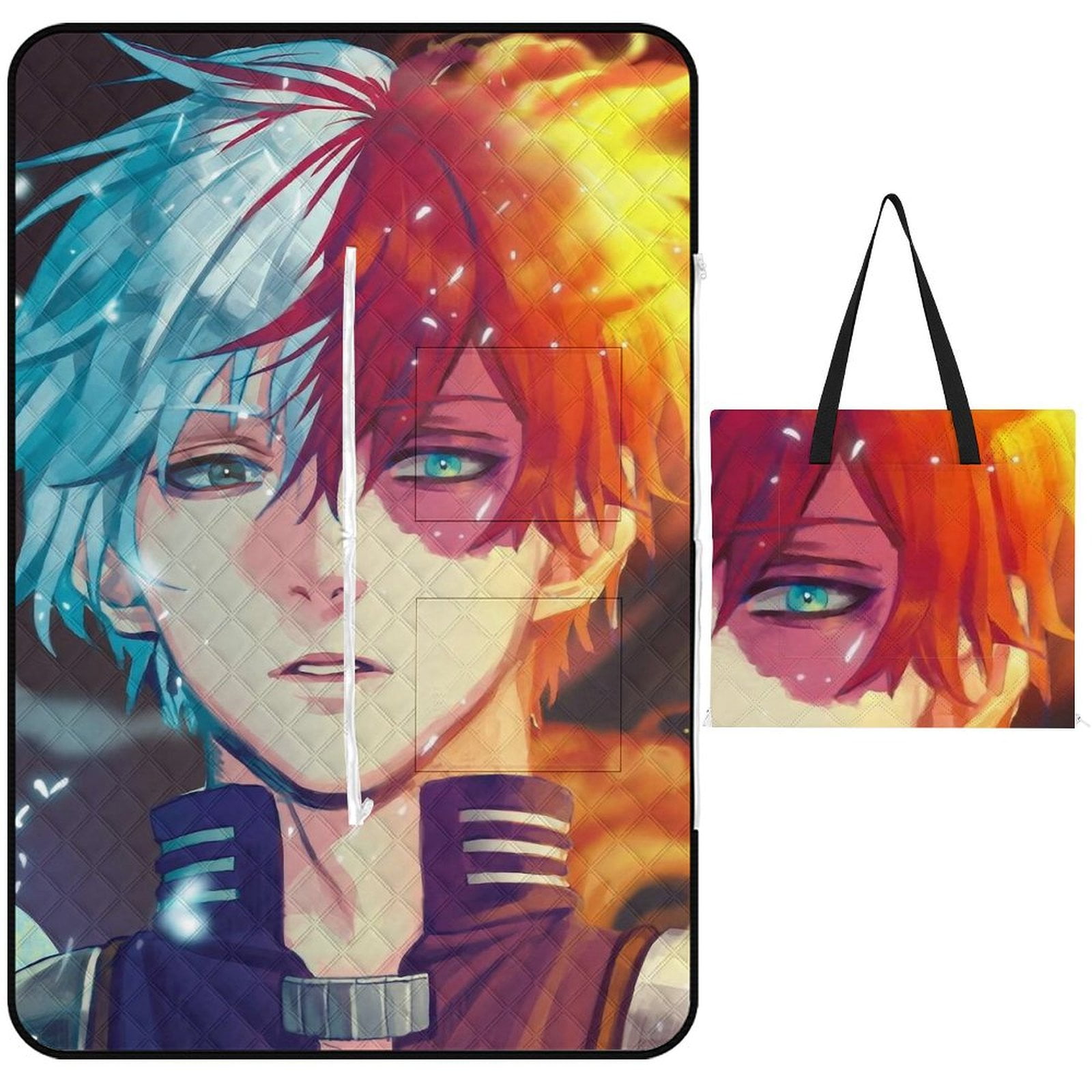 Anime Todoroki My Hero Academia Picnic Mat Sandproof Waterproof ...