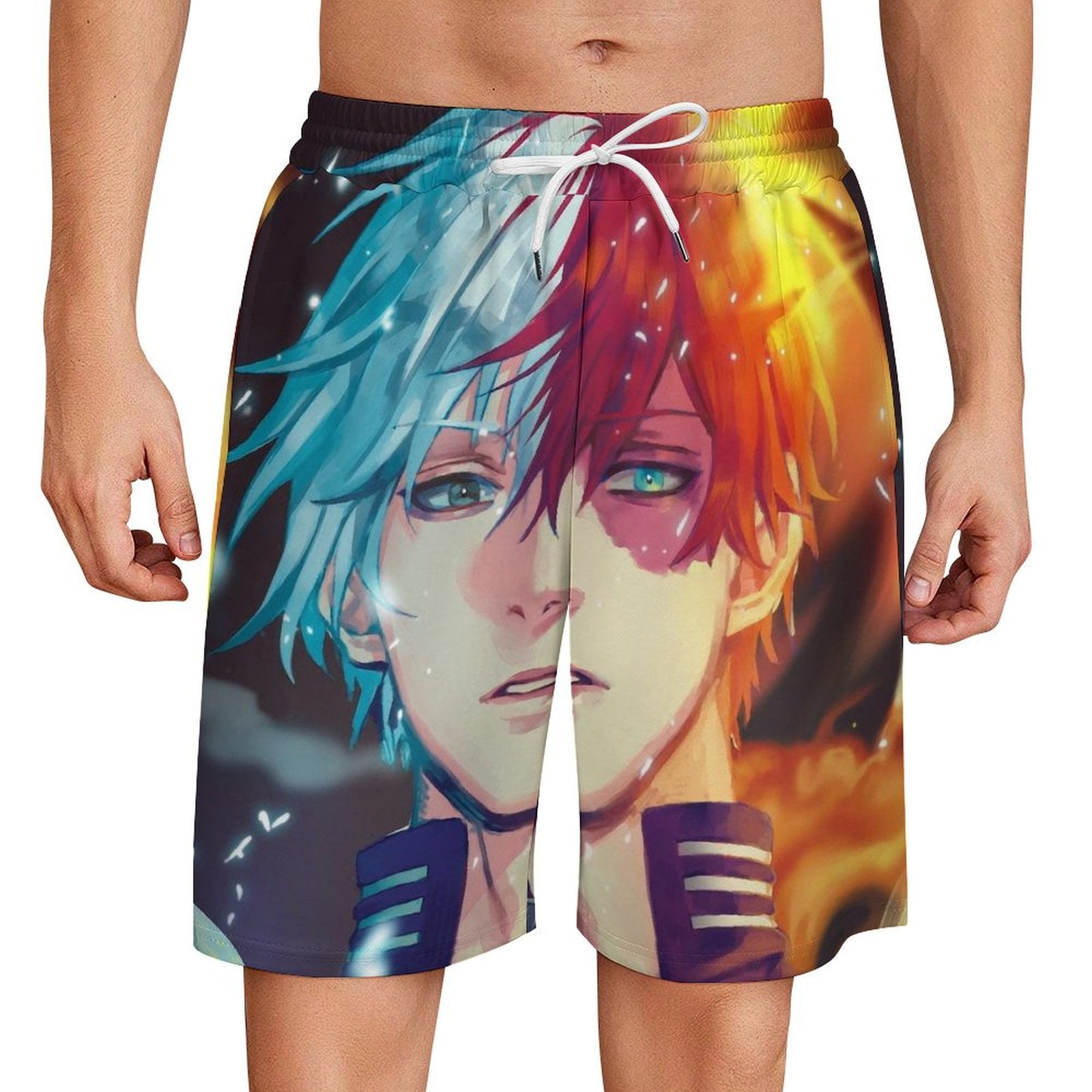 Anime Todoroki My Hero Academia Short Sweatpants Summer Daily Cozy ...