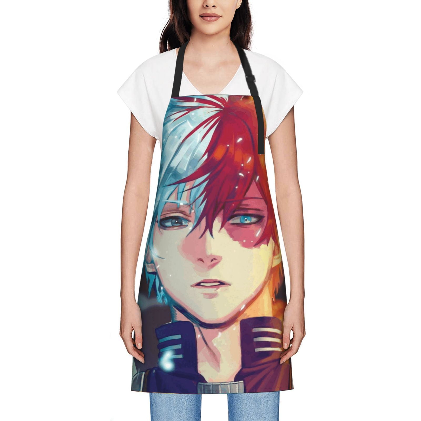 Anime Todoroki My Hero Academia Waterproof Apron Home Decoration For ...