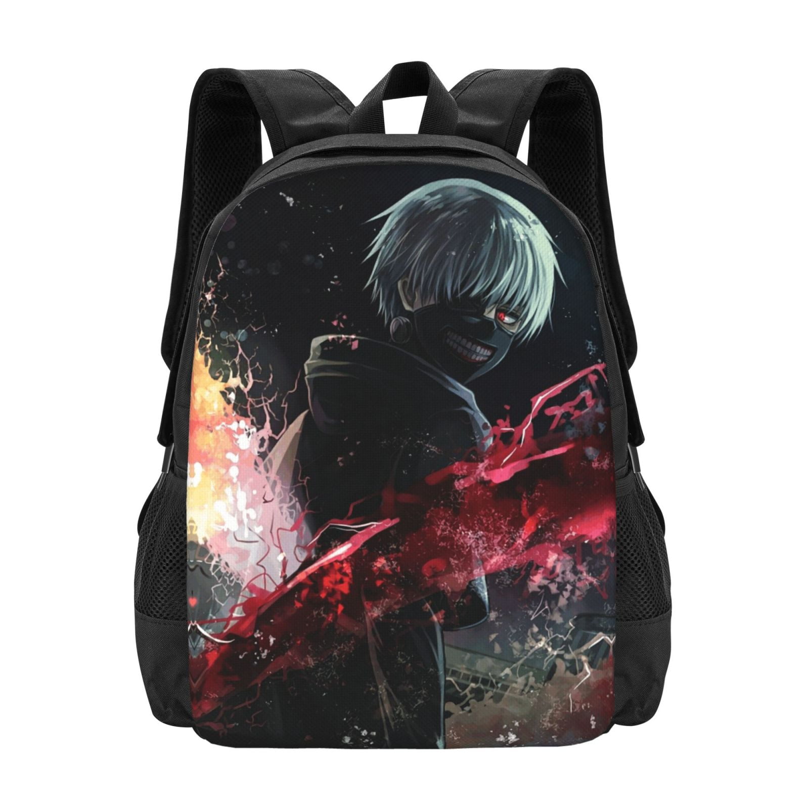 Anime Tokyo Ghoul Backpack Lightweight Casual Cartoon Print Backpacks ...