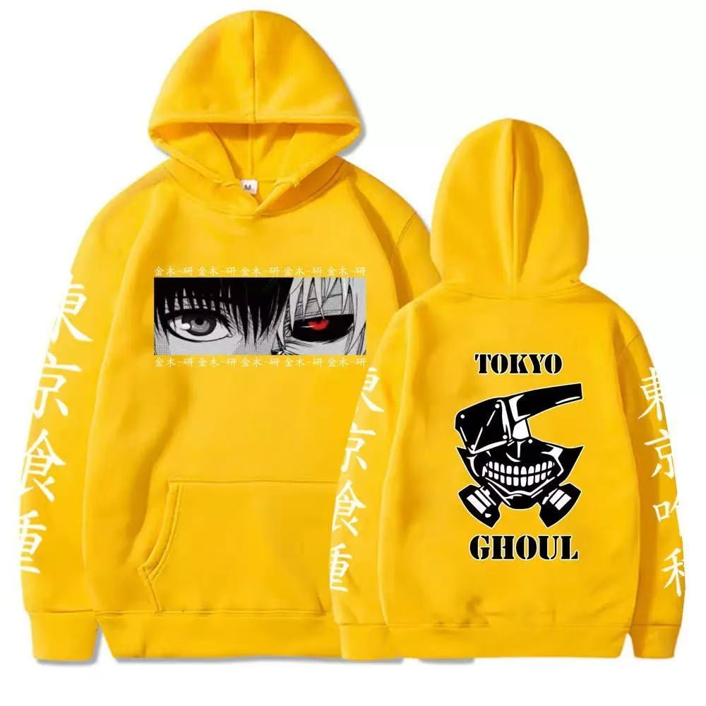Anime Tokyo Ghoul Clothing Ken Kaneki Graphic Print Long Sleeve ...